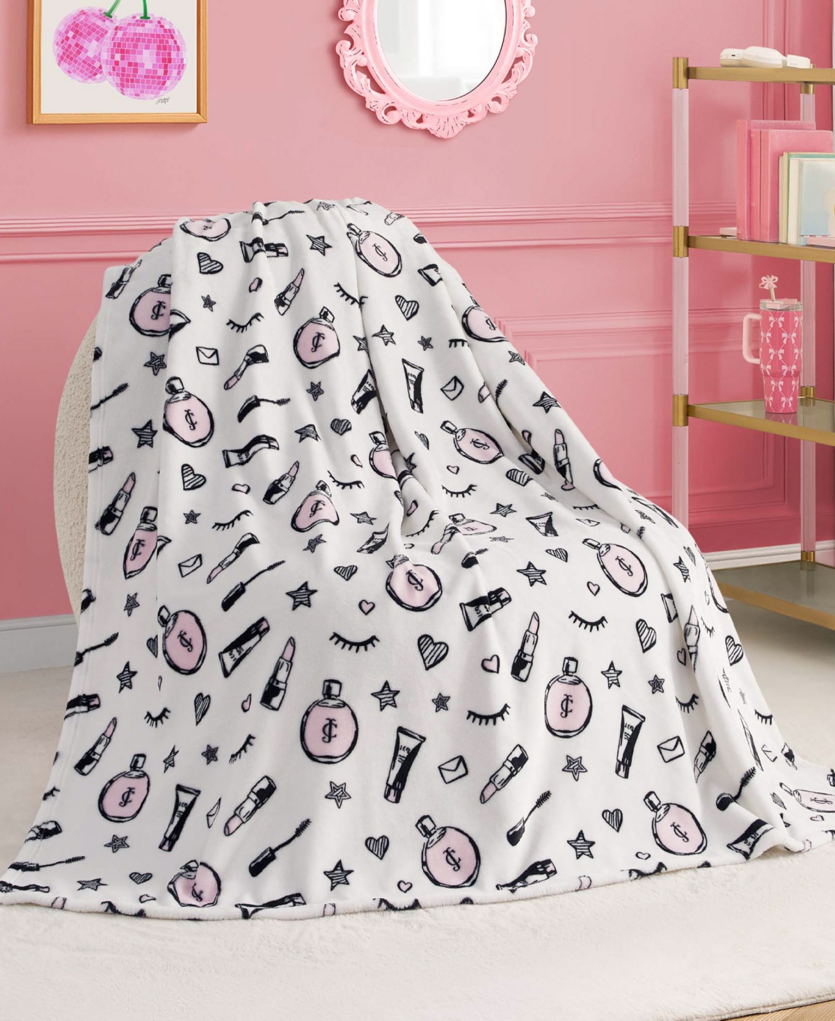 Click here for Juicy Couture Kids Plush Throw  50 x 70 - Glam Gir... prices