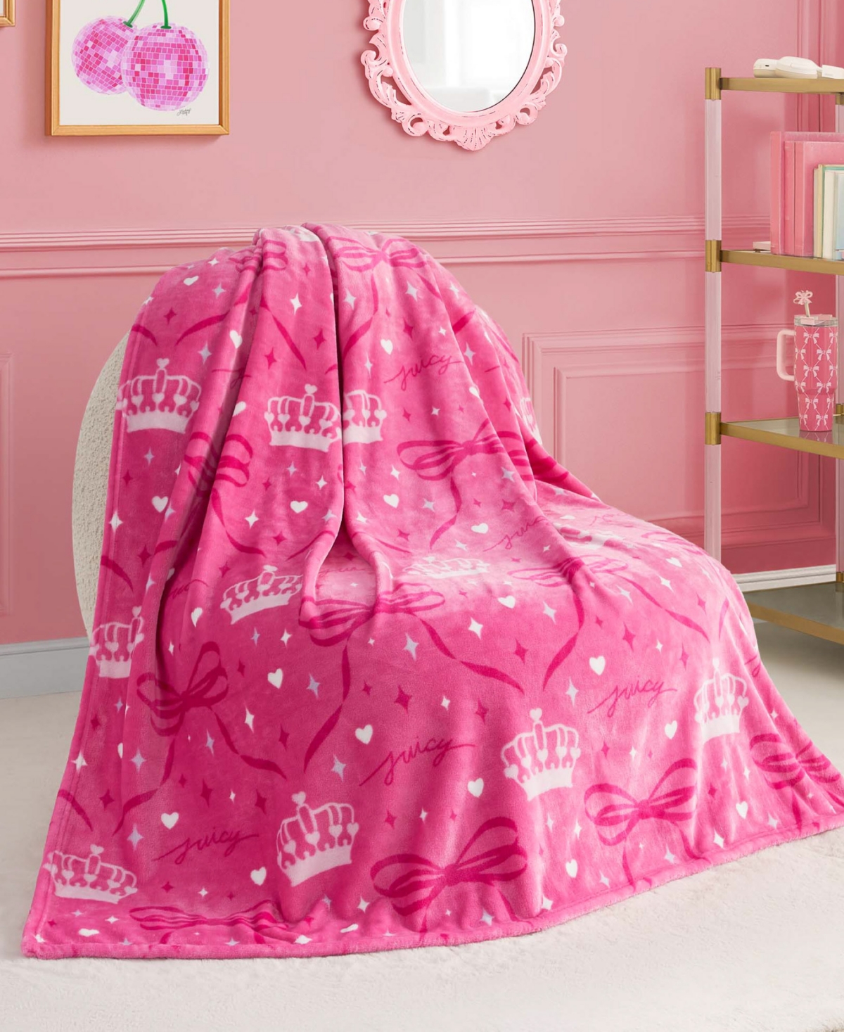 Click here for Juicy Couture Kids Plush Throw  50 x 70 - Twinkle... prices