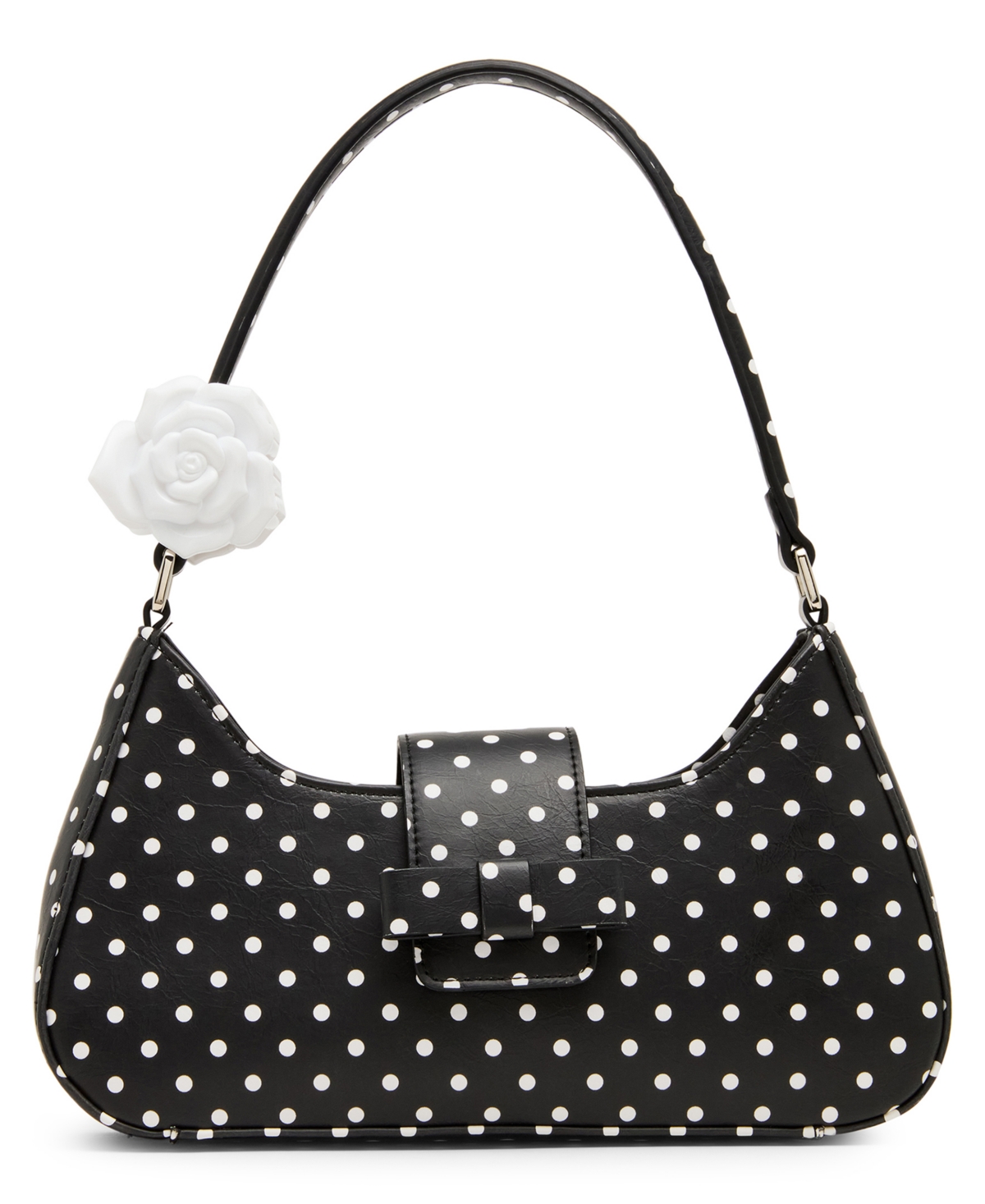 Click here for Madden Girl Jillian Zipper Shoulder Bag - Black prices