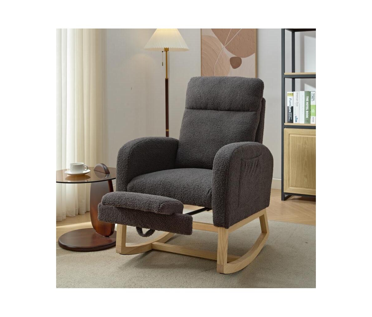 Click here for Flynama Modern Accent Teddy Upholstered Nursery Gl... prices