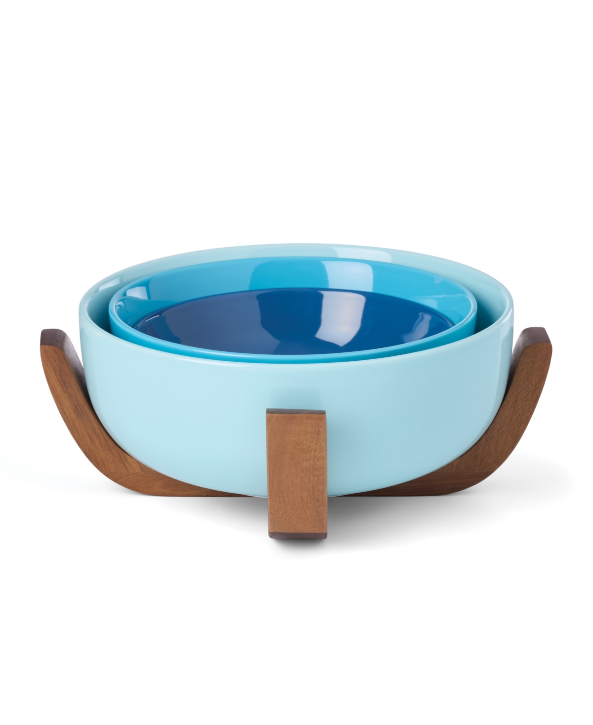 Click here for Oneida 24 Seven Colors Nesting Bowls With Wood Sta... prices