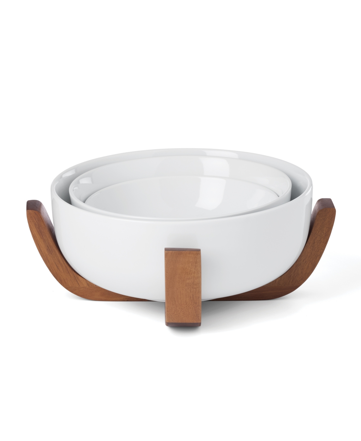 Click here for Oneida 24 Seven Colors Nesting Bowls With Wood Sta... prices