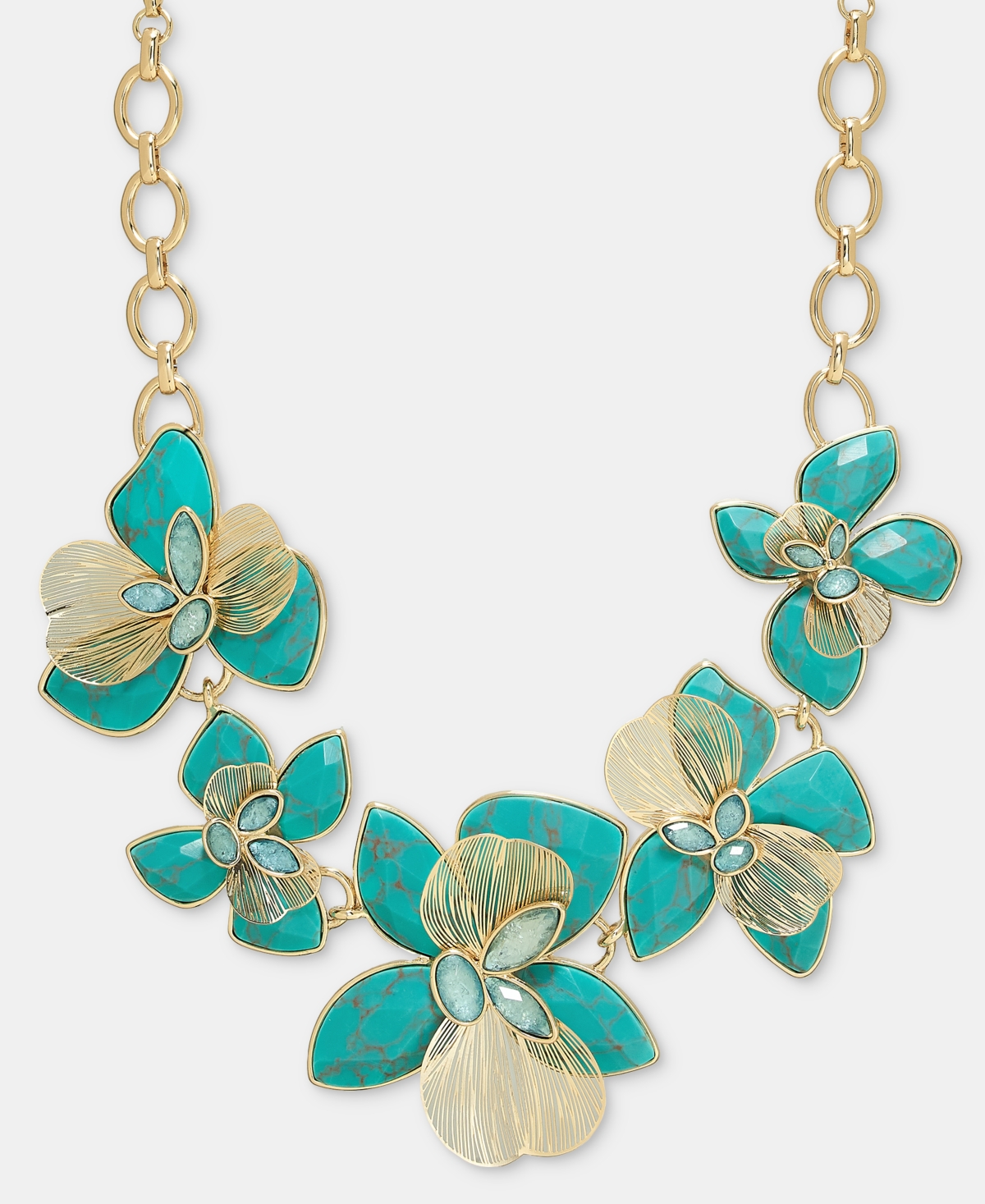 Click here for lonna & lilly Flower Statement Necklace  28 - Turq prices