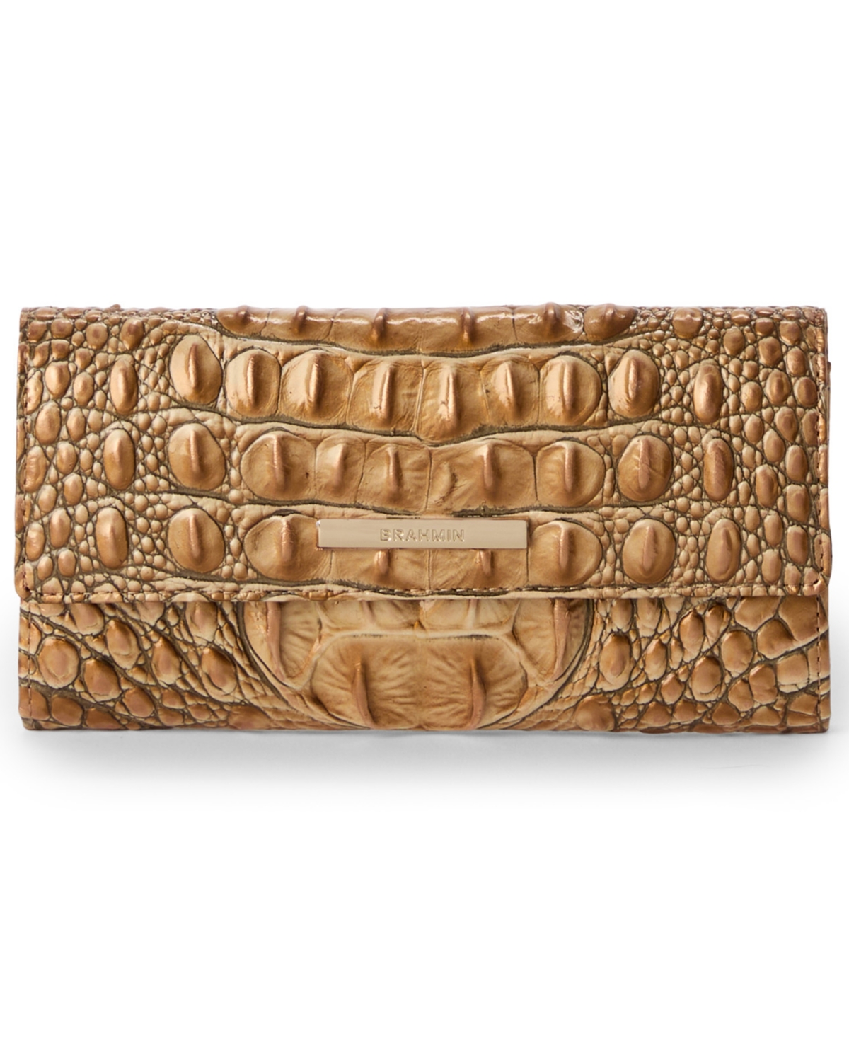 Click here for Brahmin Cordelia Embossed Leather Wallet - Driftwo... prices