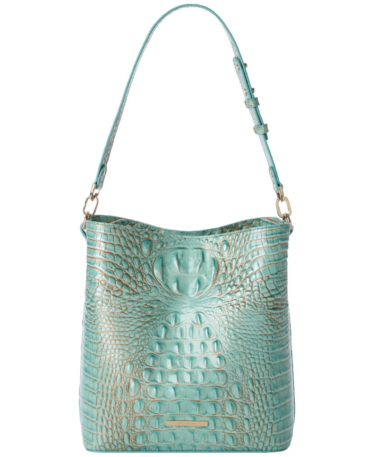 Click here for Brahmin Celina Small Leather Bucket Bag - Waterfal... prices