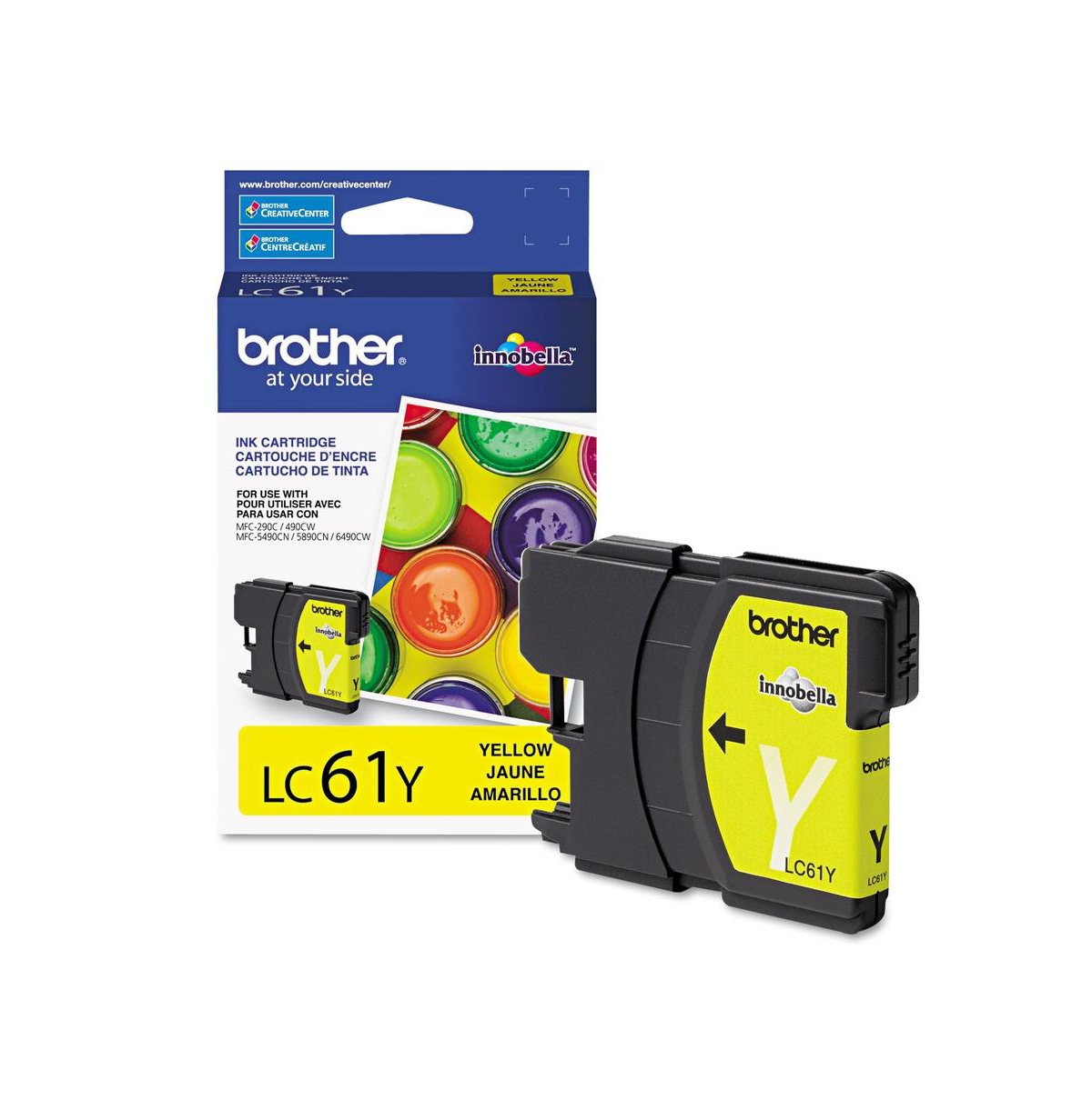 Click here for Brother LC61Y Innobella 325 Page-Yield Ink - Yello... prices