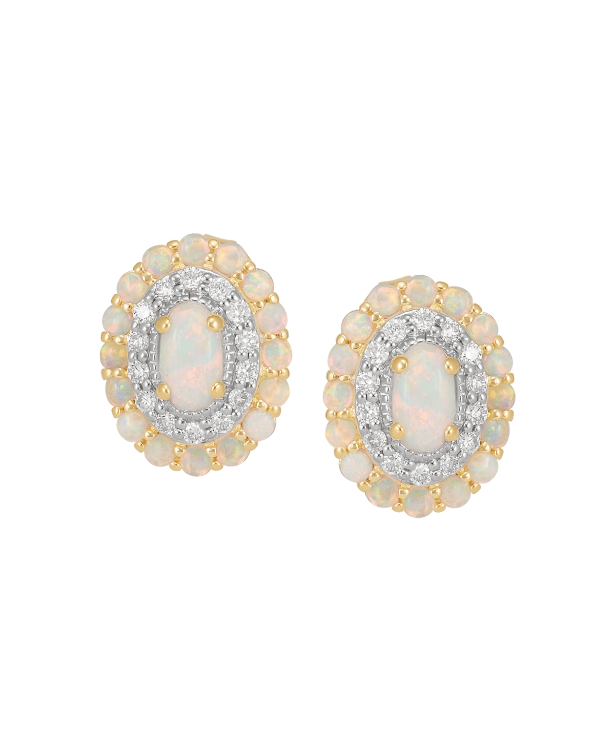 Click here for Macys Created Opal (2/3 ct. t.w.) & Created White... prices