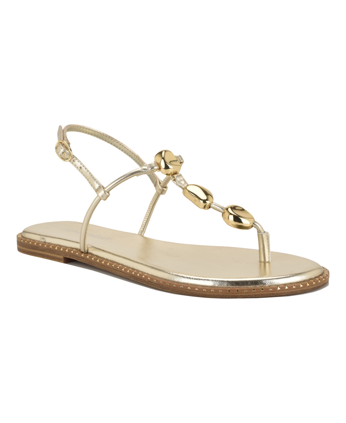 Click here for Nine West Womens Derika T-Strap Slingback Sandals... prices