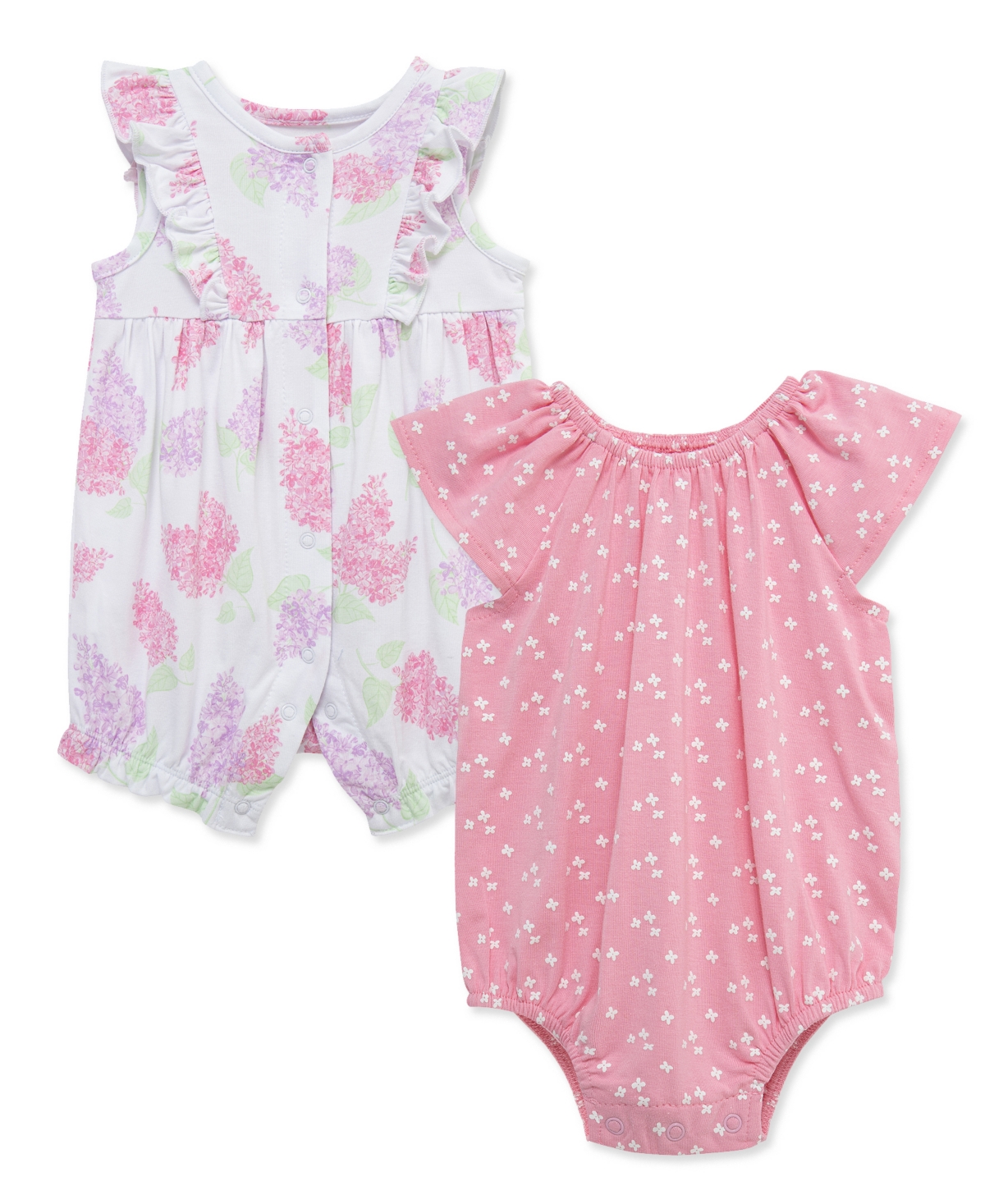 Click here for Little Me Baby Girls Dainty Lilac Print Rompers  2... prices