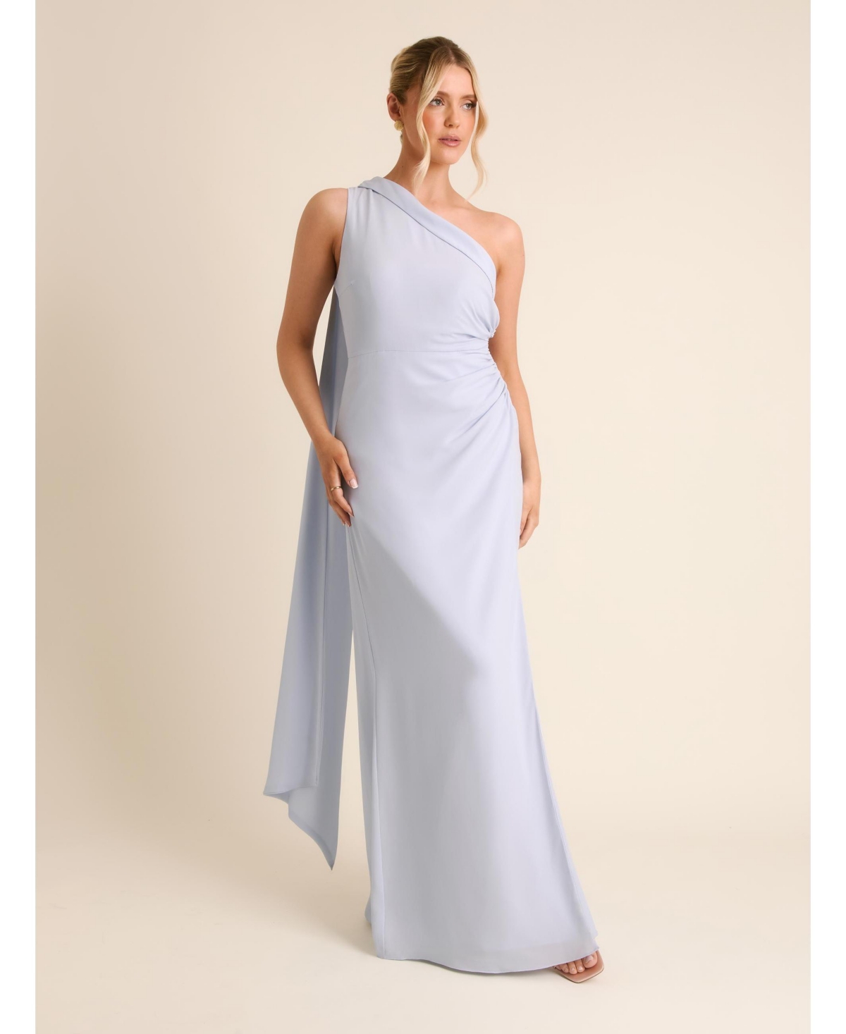 Click here for Six Stories Womens One Shoulder Chiffon Bridesmaid... prices