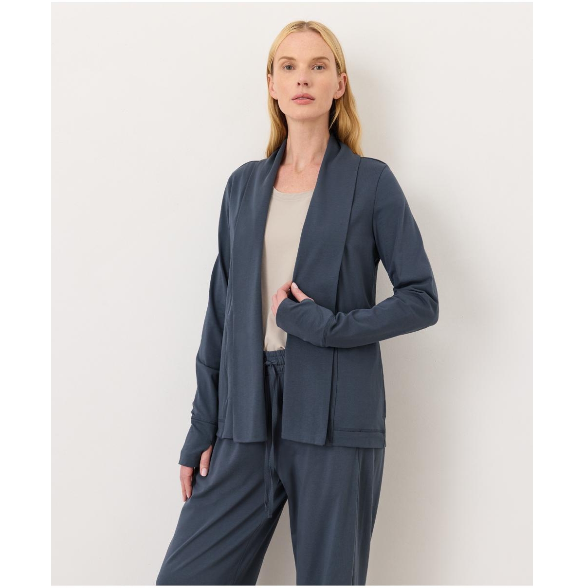 Click here for Pact Womens Luxe Signature Swing Cardigan Made wit... prices