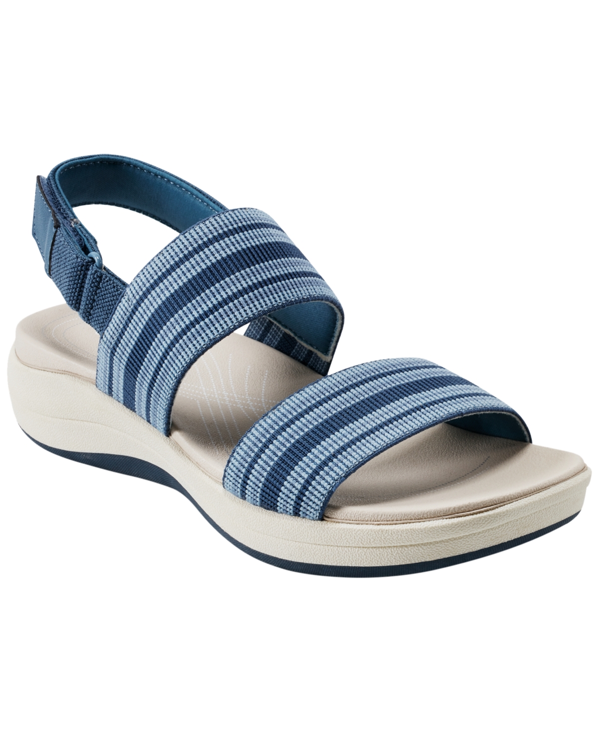 Click here for Easy Spirit Womens Tristen Flat Slingback Sandals... prices