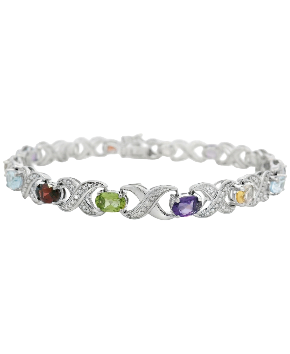 Click here for Macys Multi-Gemstone (6.70 ct. t.w.) Bracelet in S... prices