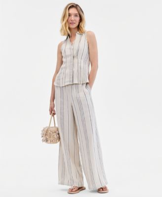 Click here for I.N.C. International Concepts Womens Striped Linen... prices