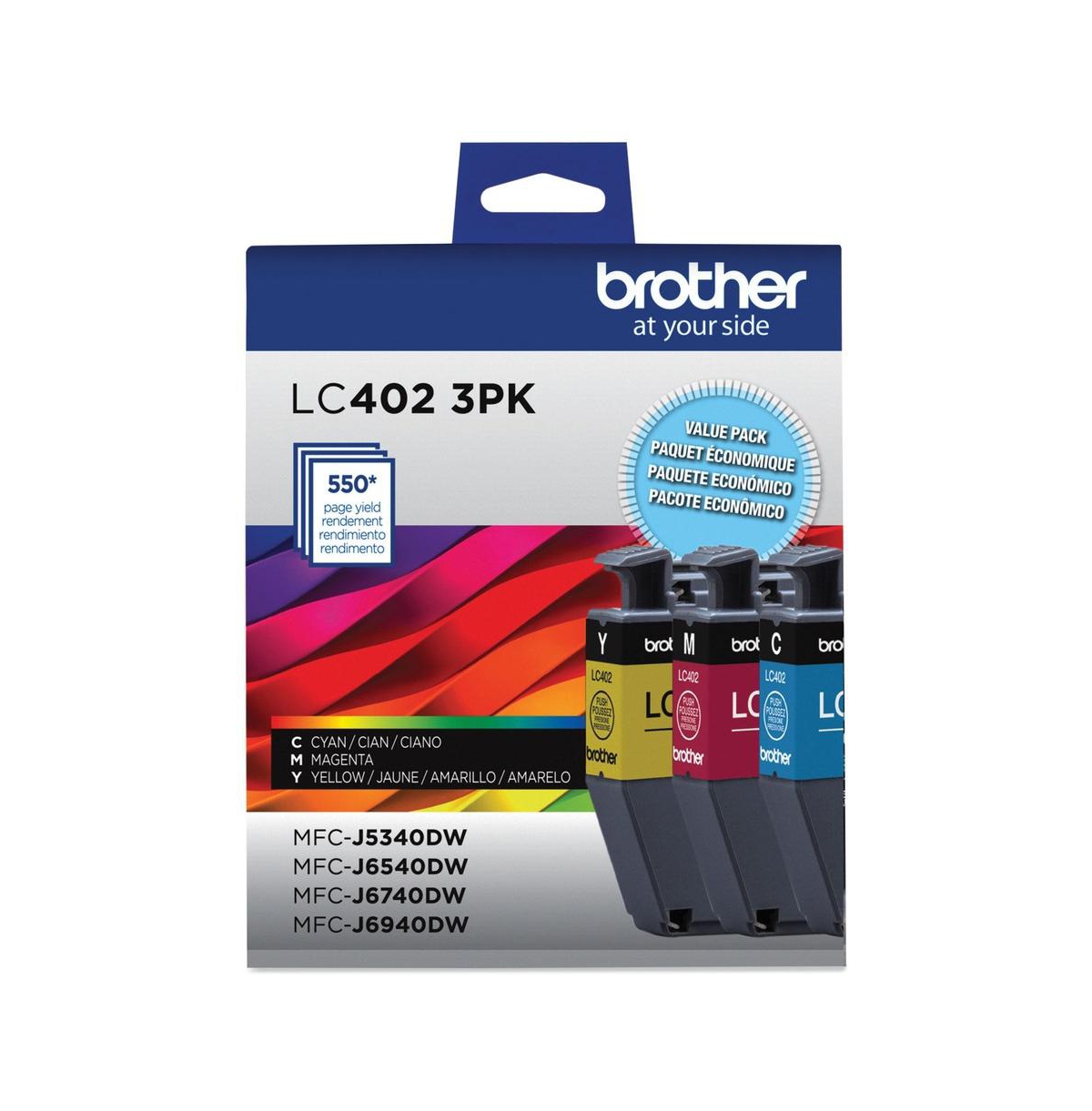 Click here for Brother LC4023PKS 550 Page-Yield Ink - Cyan; magen... prices