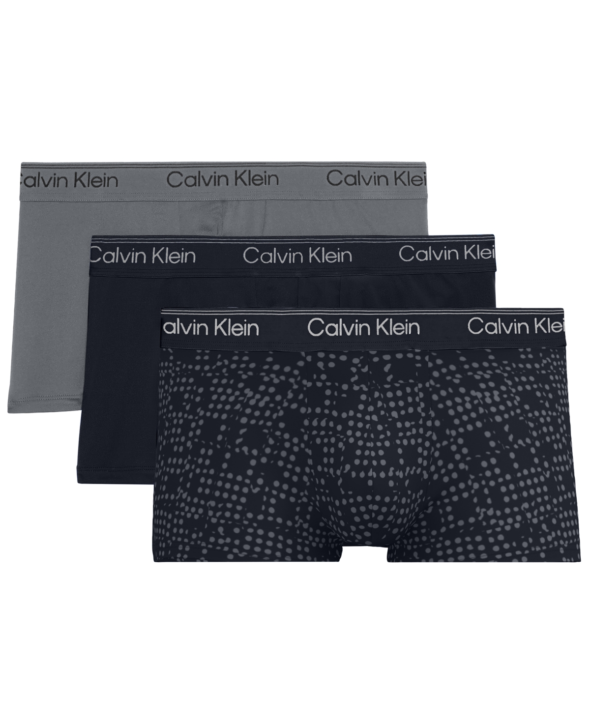 Calvin Klein Microfiber Stretch Low Rise Trunks  Pack of 3