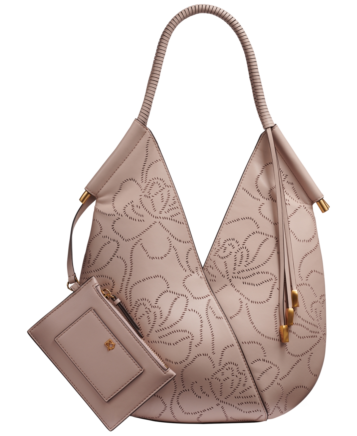 Click here for Donna Karan New York Baldwin Floral Perforated Lar... prices