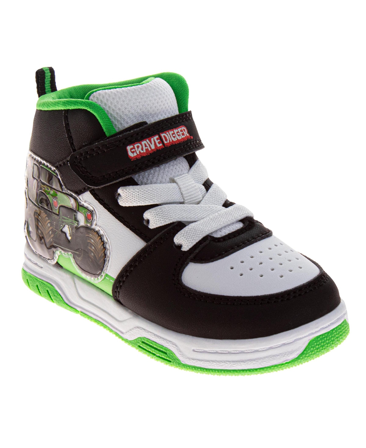 Click here for Monster Jam Boys High-Top Sneakers - Black green prices