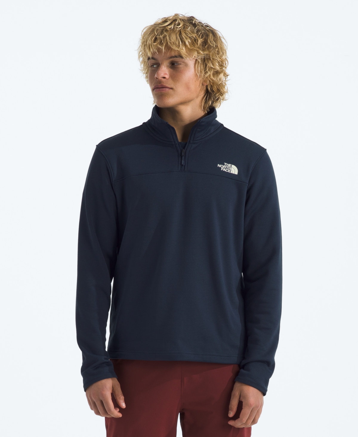 Click here for The North Face Mens Cedar Trail Grid Quarter-Zip J... prices