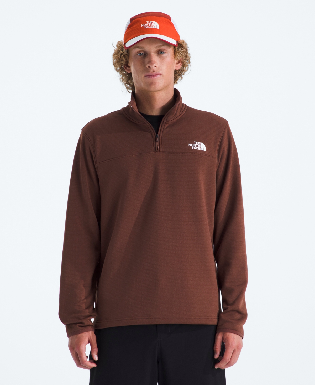 Click here for The North Face Mens Cedar Trail Grid Quarter-Zip J... prices