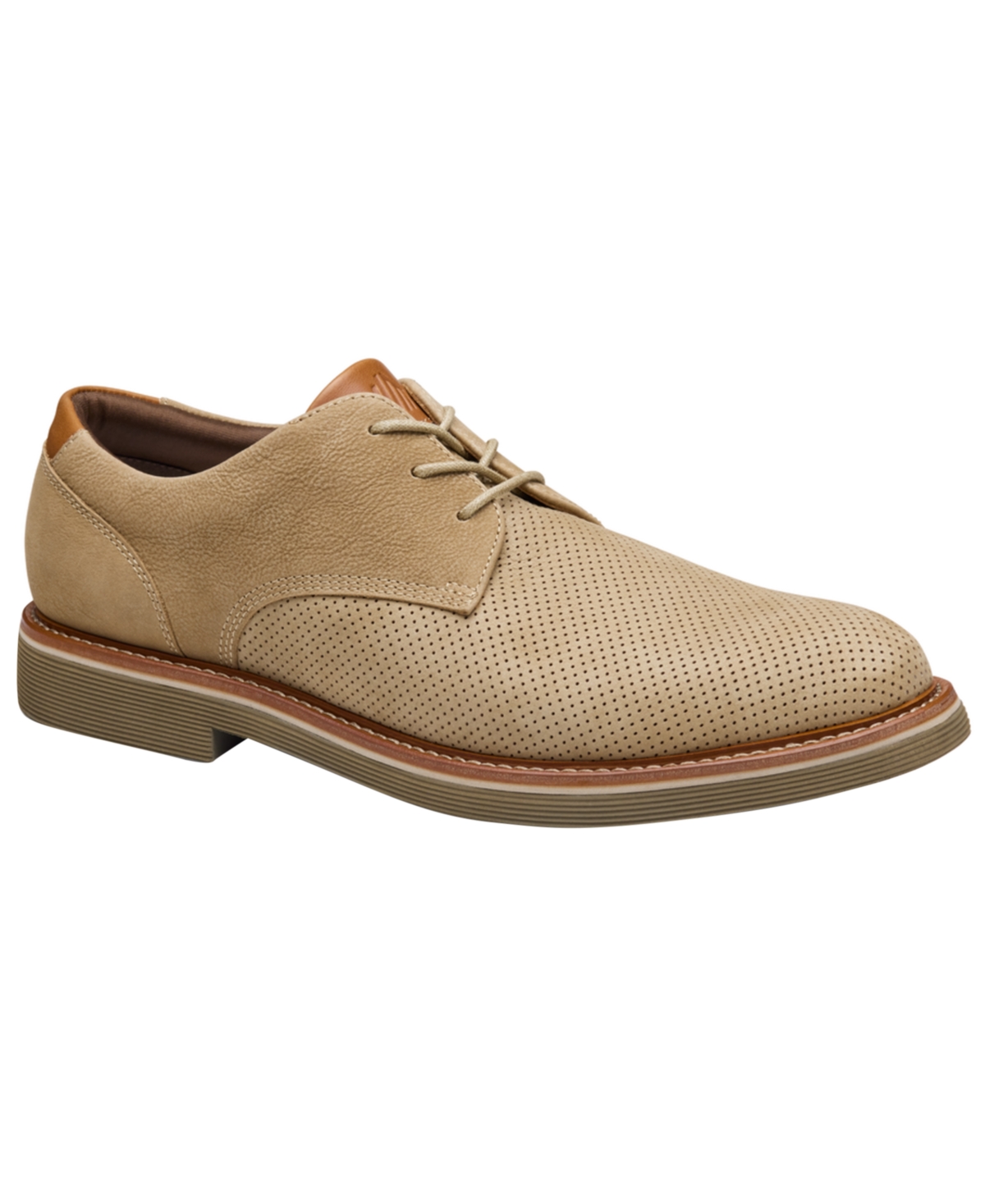 Click here for Johnston & Murphy Mens Lace-Up Shoes - Taupe prices