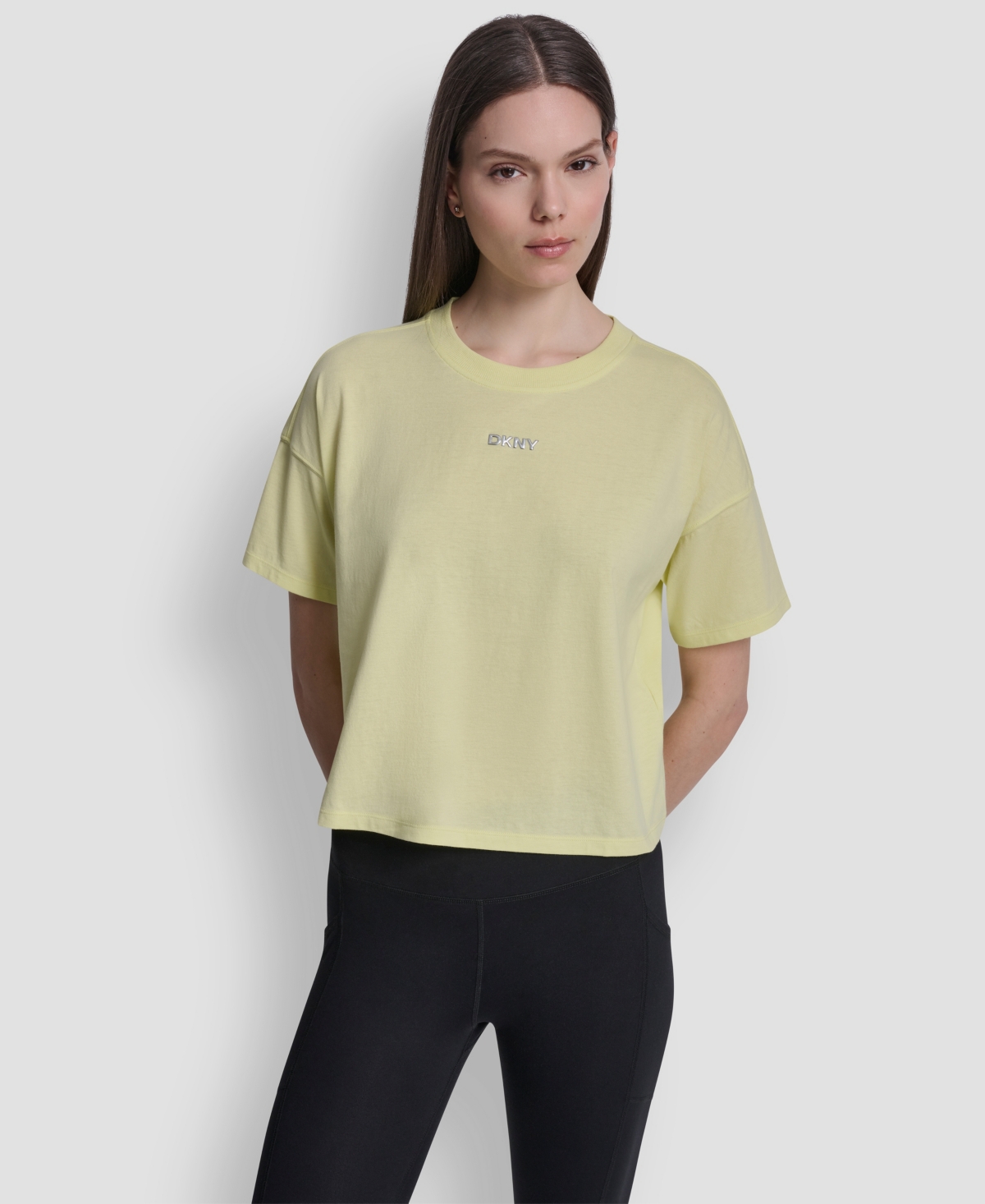 Click here for Dkny Sport Womens Metallic Bubble Logo Drop Should... prices