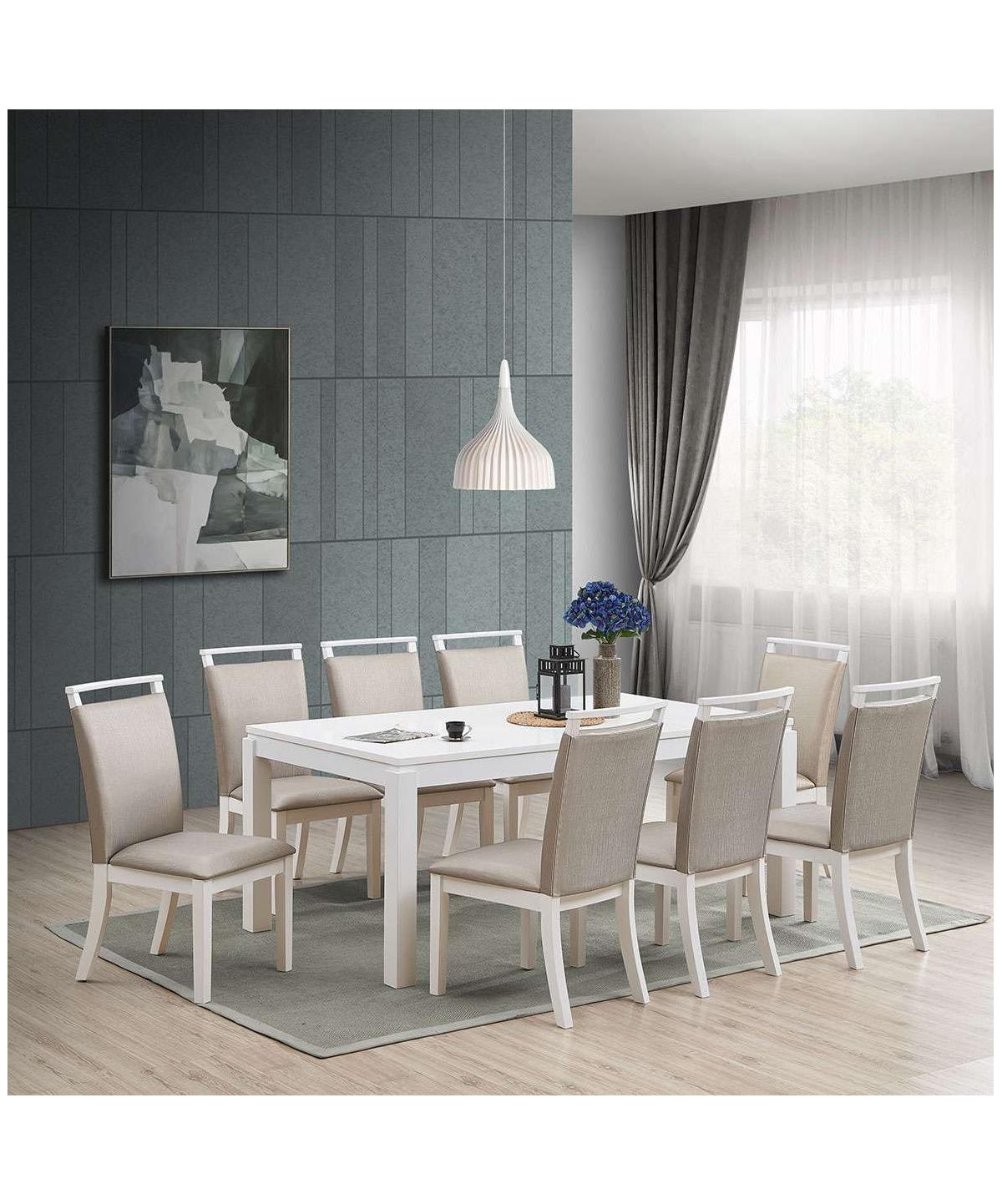 Click here for Kings Brand Furniture Set of 2 White & Champagne M... prices