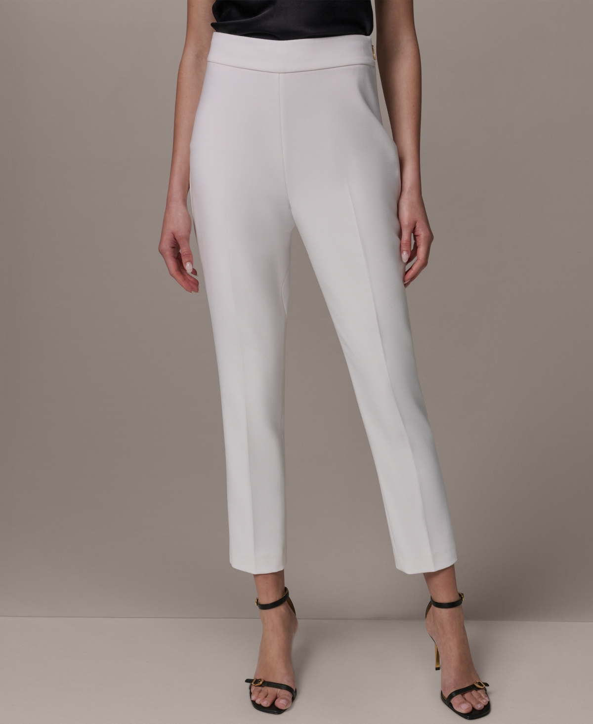 Click here for Donna Karan New York Womens Side Zip Pants - Cream prices