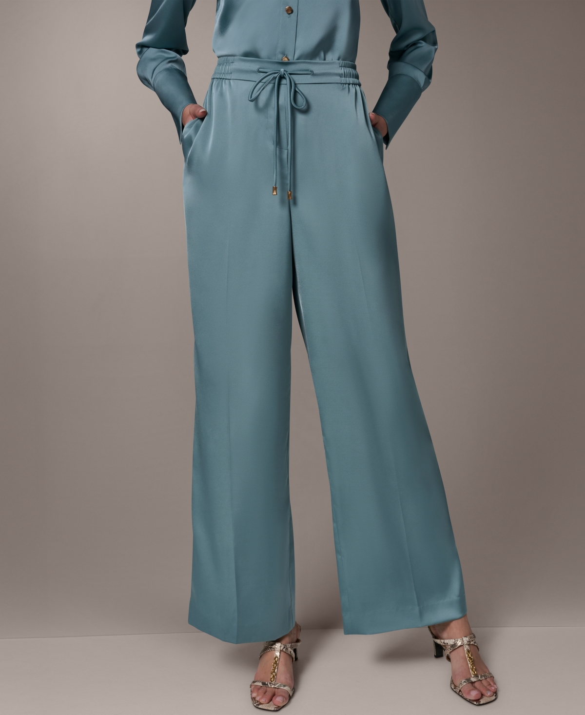 Click here for Donna Karan New York Womens Pull-On Mid-Rise Pants... prices