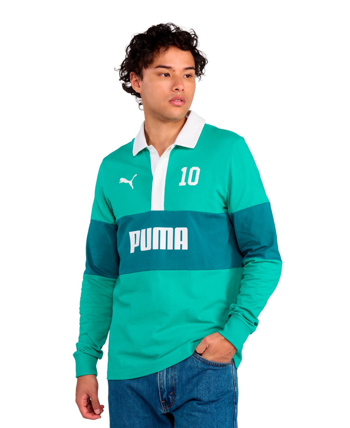 Click here for Puma Mens Sport Rugby Polo Collared Shirt - Vibran... prices