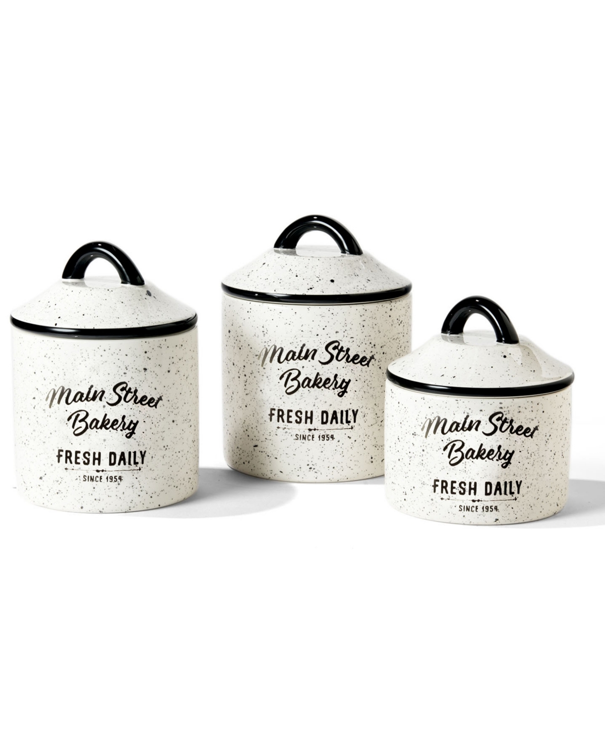 Click here for Jay Imports Main Street 3Pc Canister Set - White prices