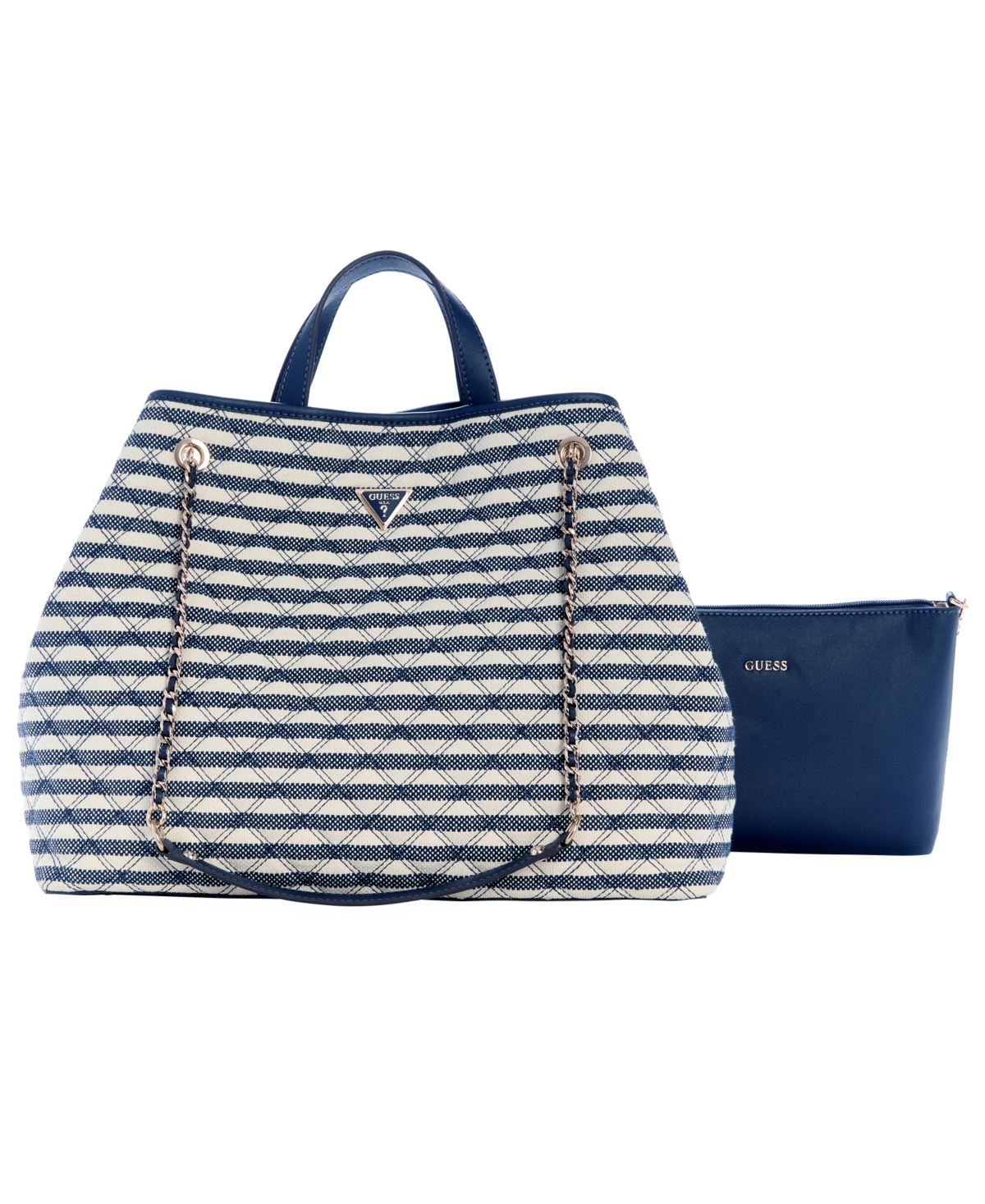 Click here for Guess Giully Ii Large 2-In-1 Tote Bag - Blue prices
