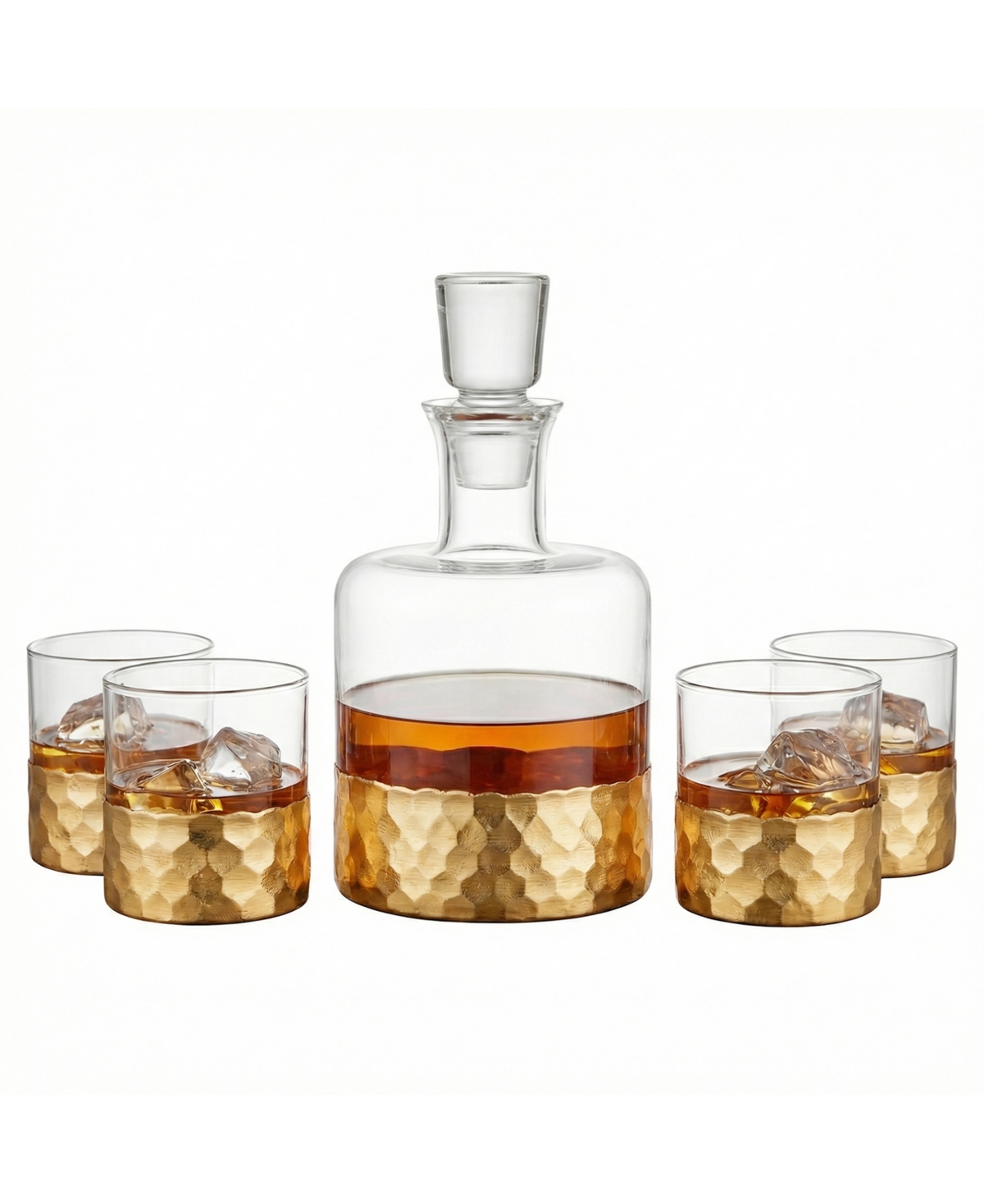 Click here for Daphne Decanter and Whiskey Glass Set  5 Piece - G... prices