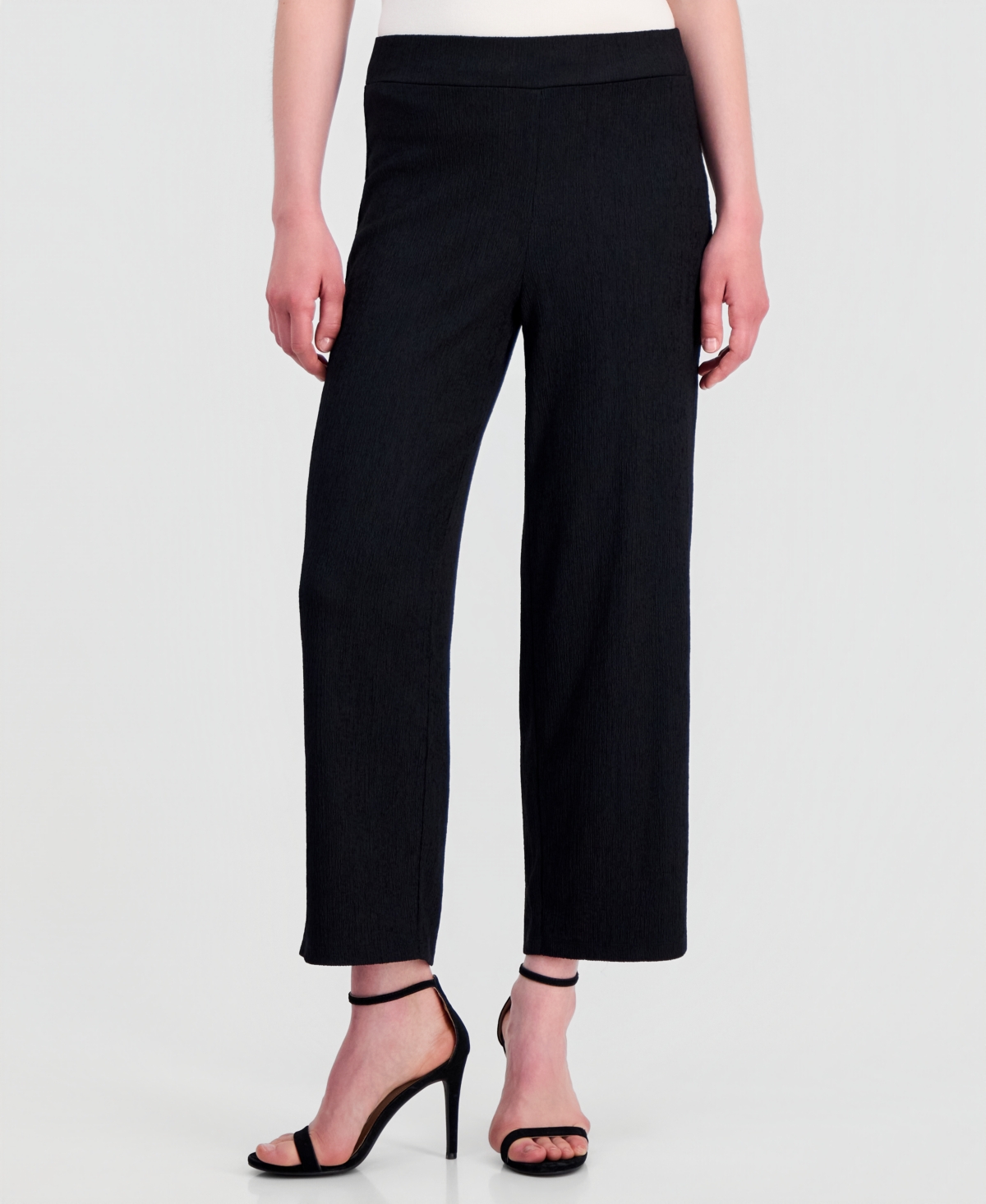 Click here for Anne Klein Womens Pebble-Texture Knit Pull-On Pant... prices