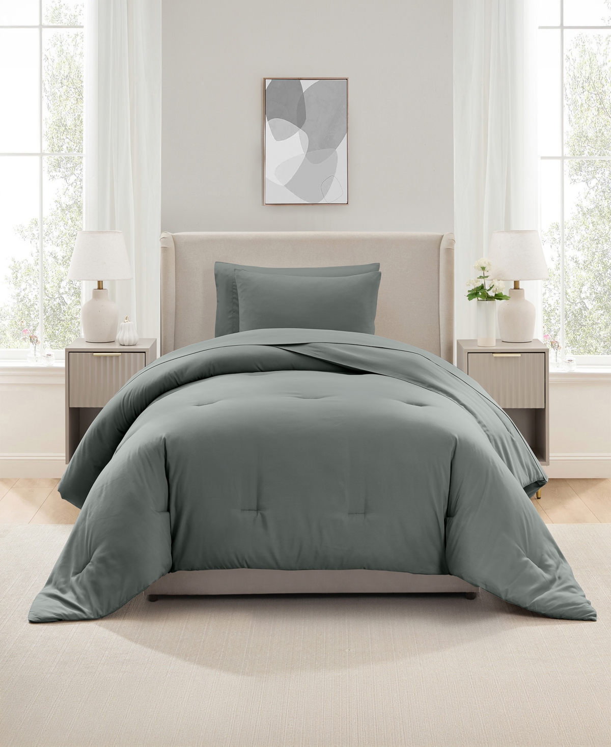 Click here for Nestl Luxury Soft Modern Design 5-Pc. Comforter Se... prices