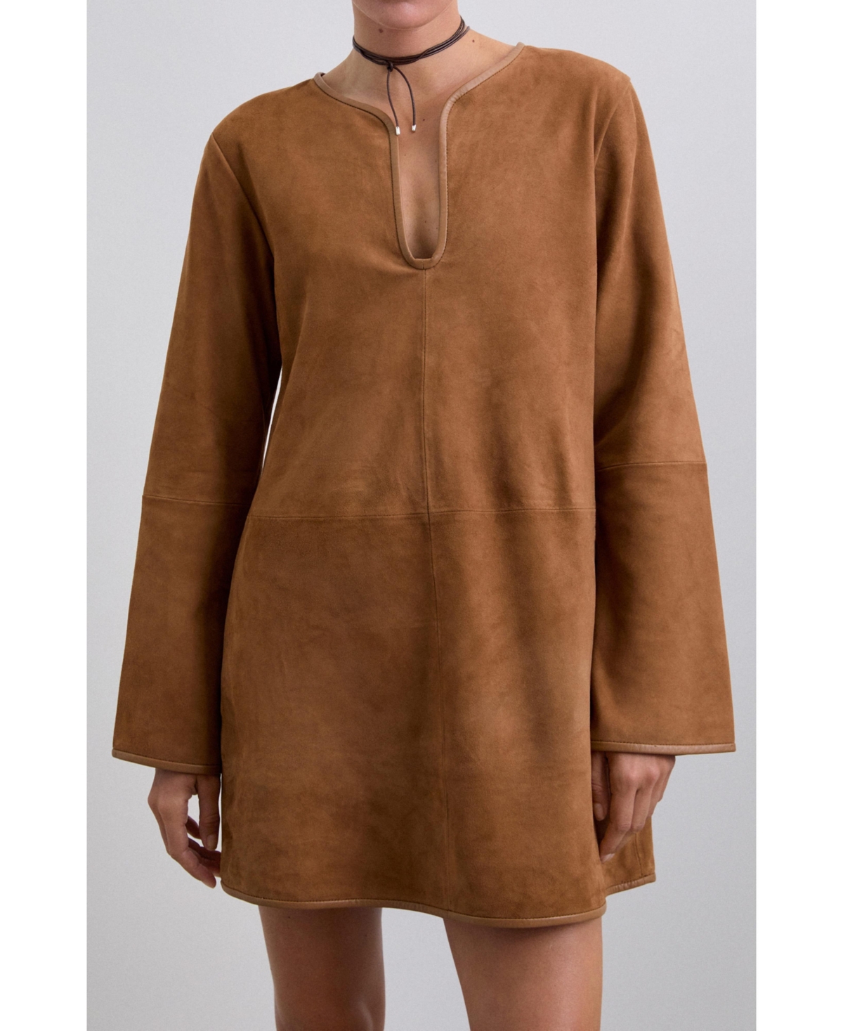 Click here for Scalpers Womens Suedemini Dress - Camel prices
