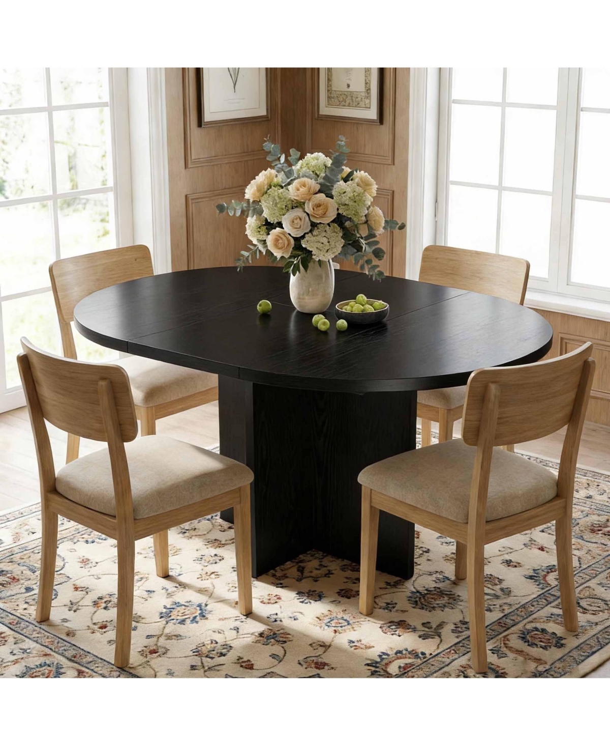 Click here for gaomon 43.3-59 Extendable Round Dining Table for 4... prices