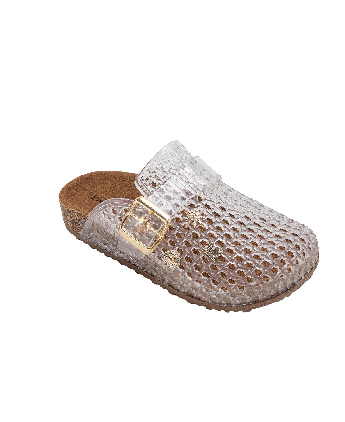 Click here for Bebe Girls Footbed Jelly Clogs - Easy Slip-On Desi... prices