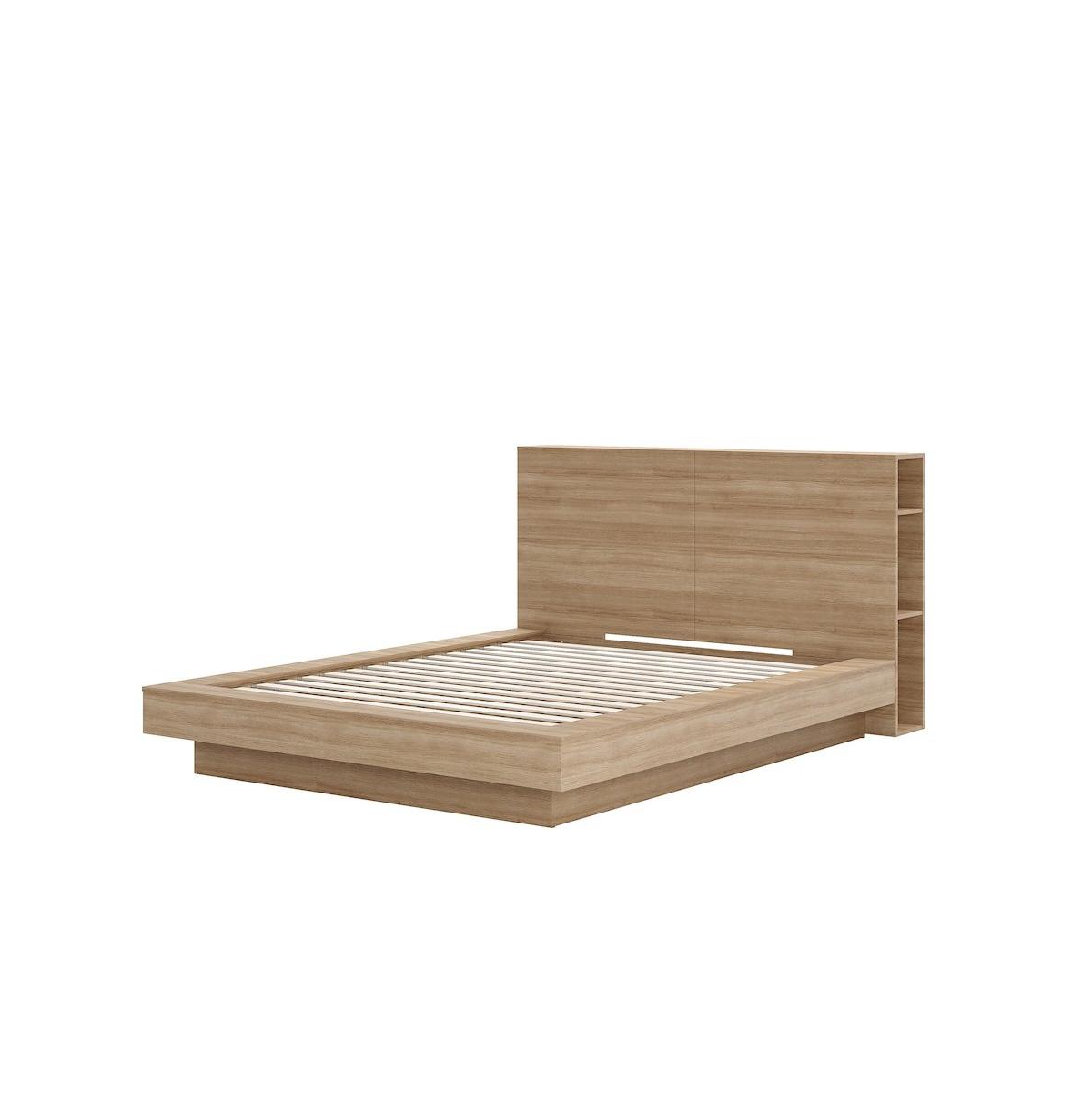 Click here for Nexera Marconi Platform Bed - Brown oak prices
