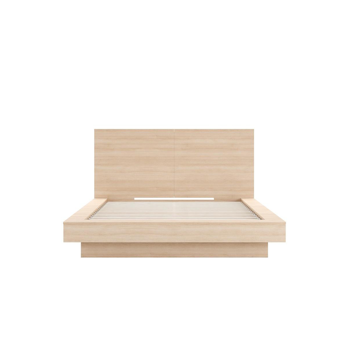 Click here for Nexera Marconi Platform Bed - Blonde oak prices