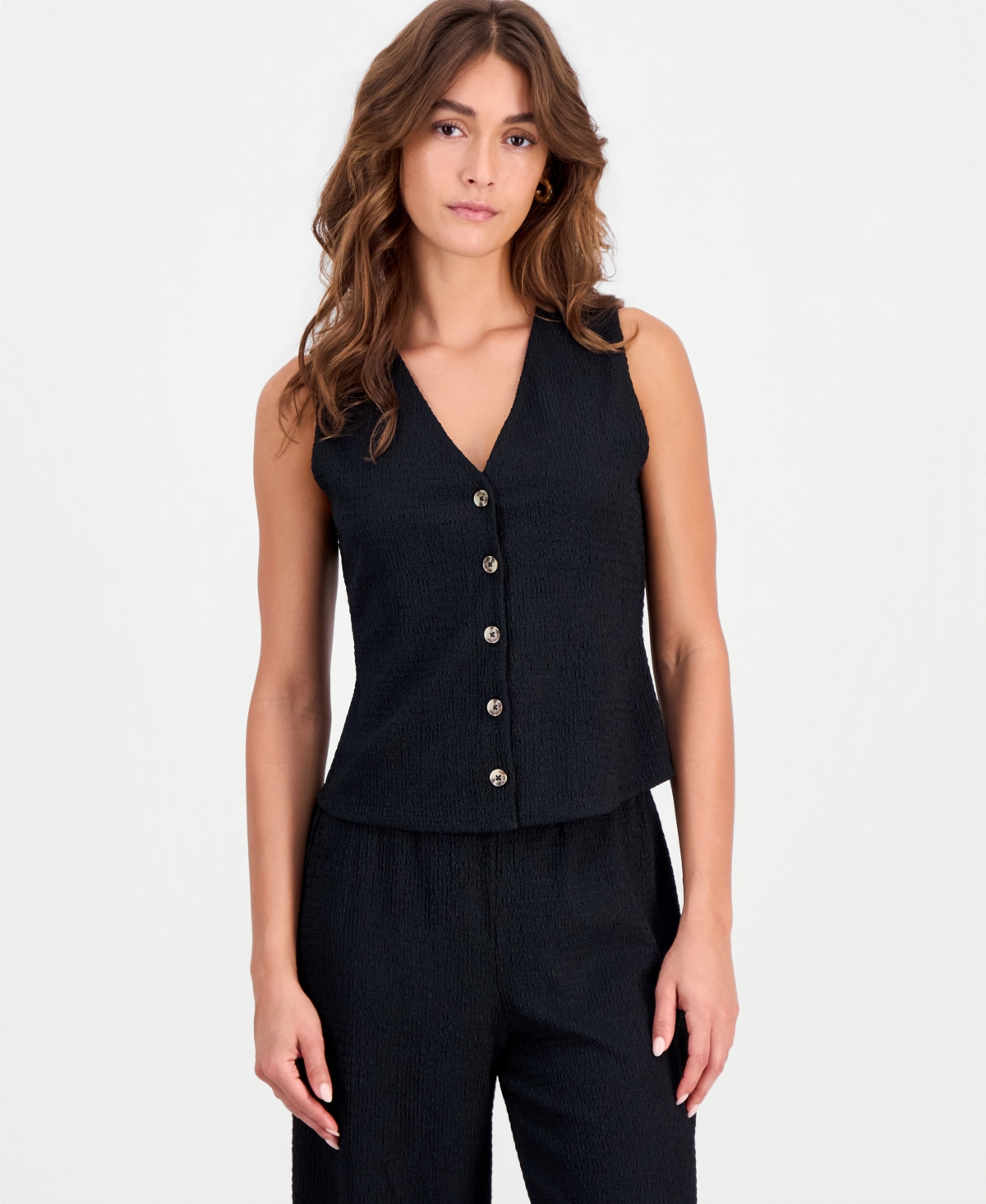 Click here for Bar Iii Womens Textured Knit Vest  Macys Exclusive... prices