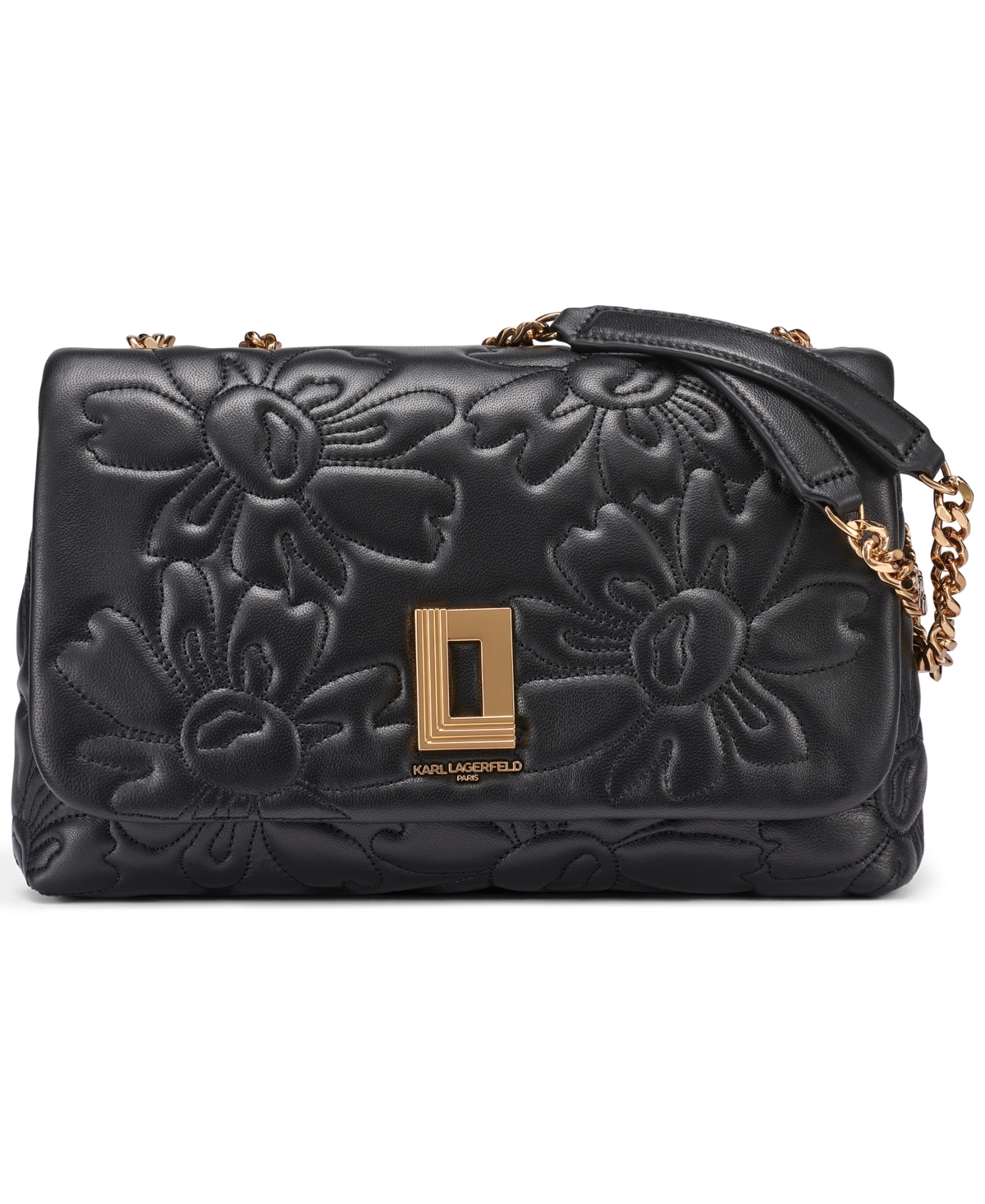 Click here for Karl Lagerfeld Paris Lafayette Medium Shoulder Bag... prices