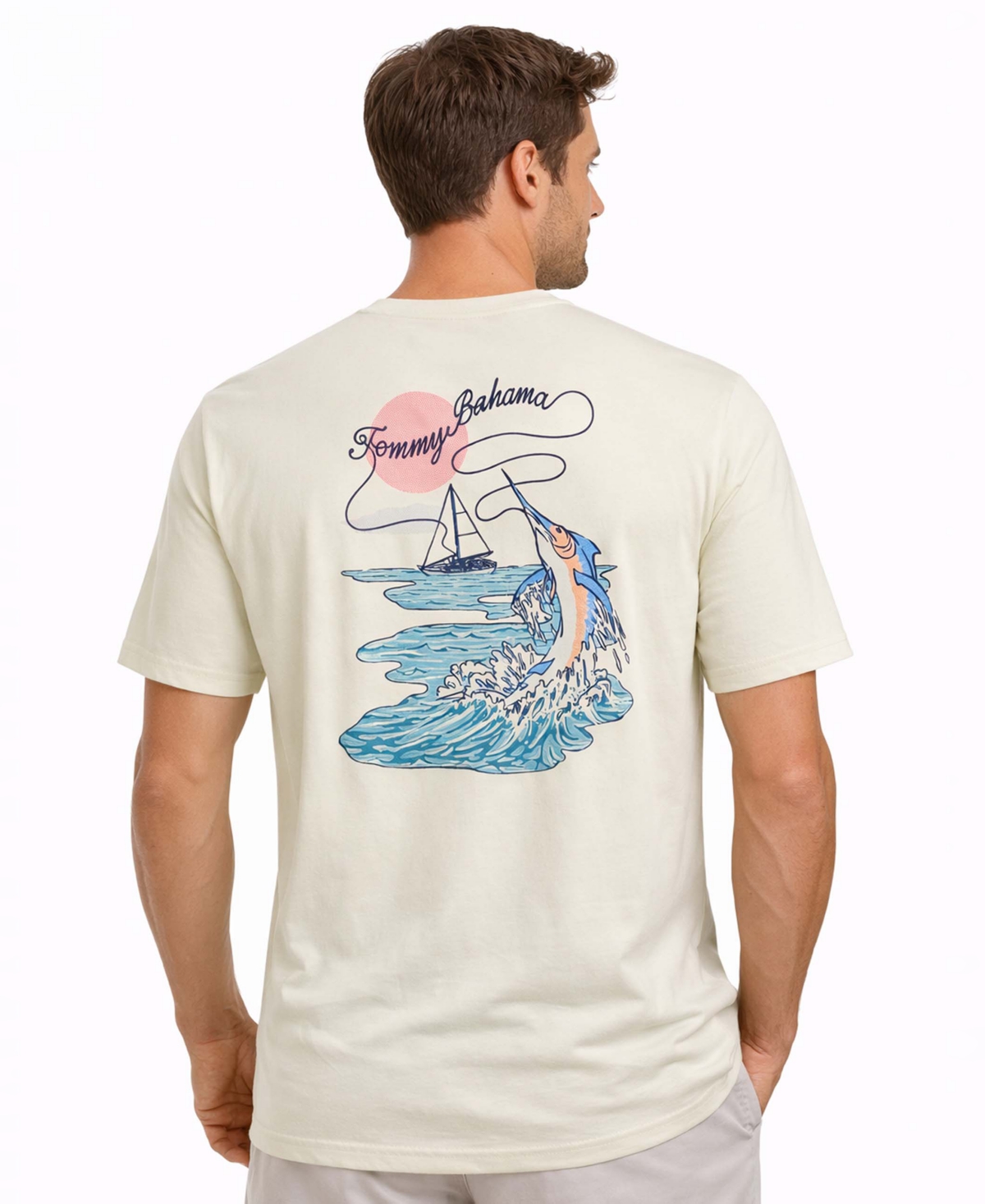 Click here for Tommy Bahama Mens Crewneck T-Shirt - Vanilla Ice prices