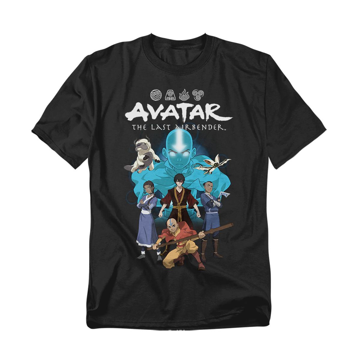 Click here for Avatar The Last Airbender Mens Poster T-Shirt - Bl... prices