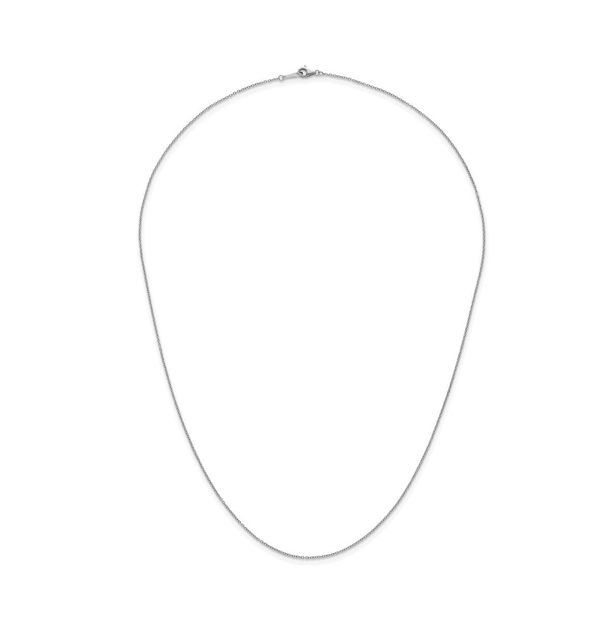 Click here for Curata Jewelry Solid 950 Platinum 1.1mm Cable Chai... prices
