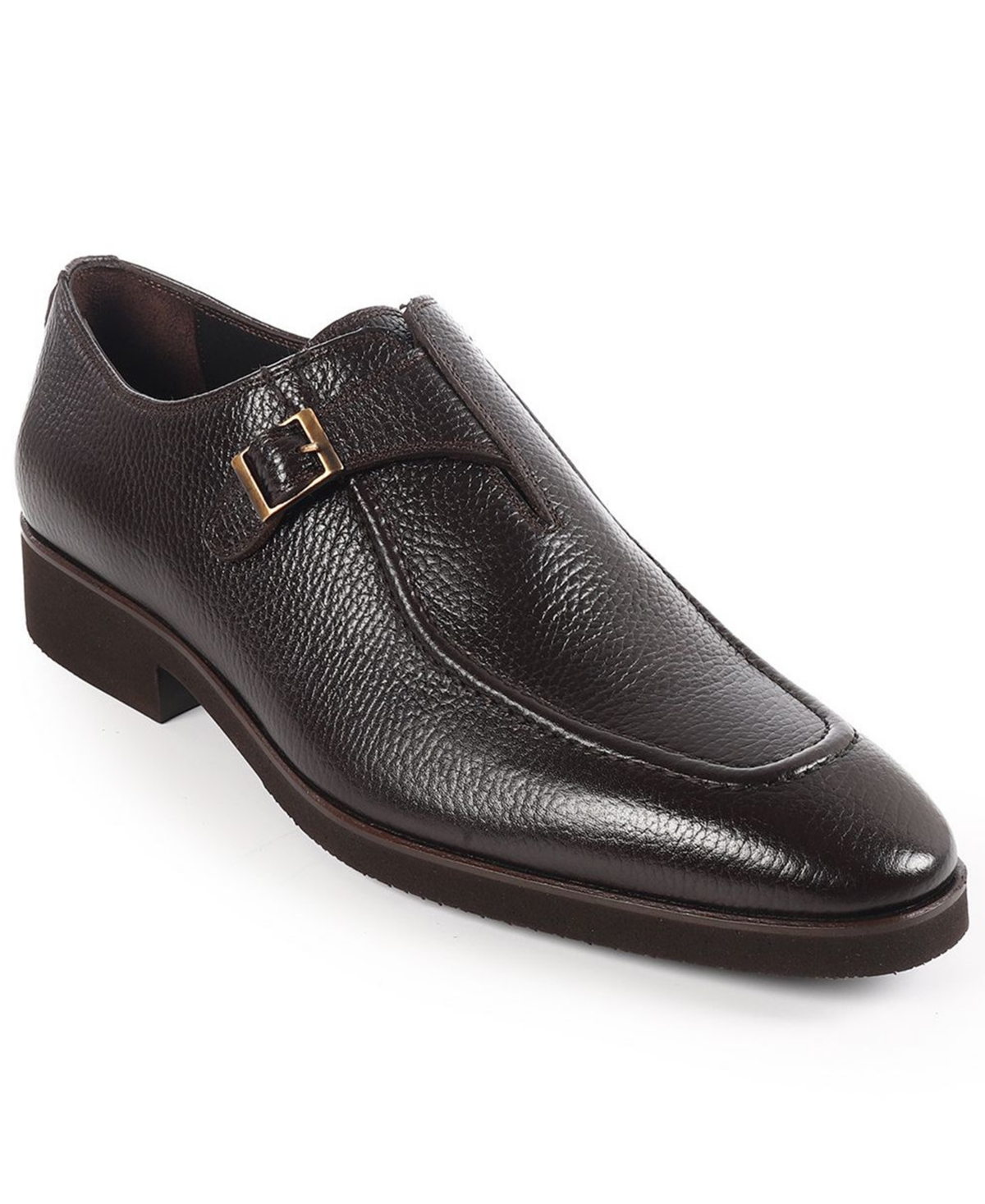 Click here for Vellapais Mens Slip-On Dress Shoes - Dark Brown prices