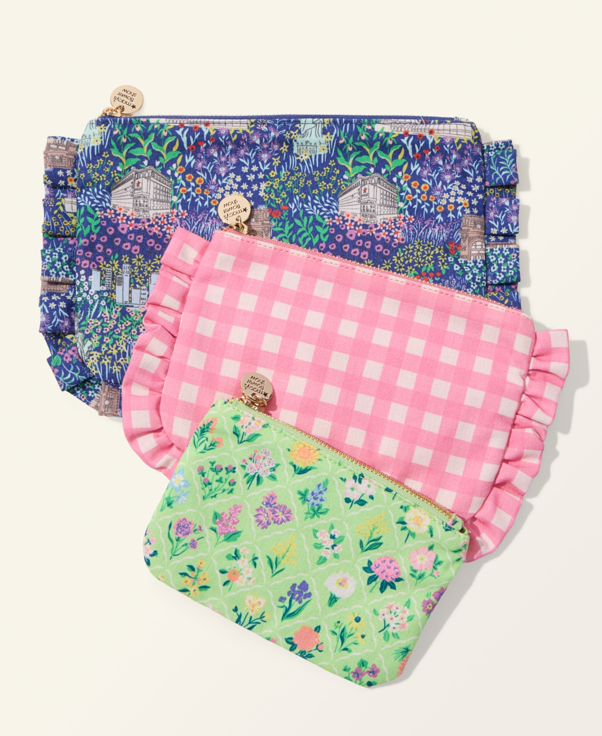 Click here for Macys Flower Show Assorted Zippered Pouches  Set o... prices
