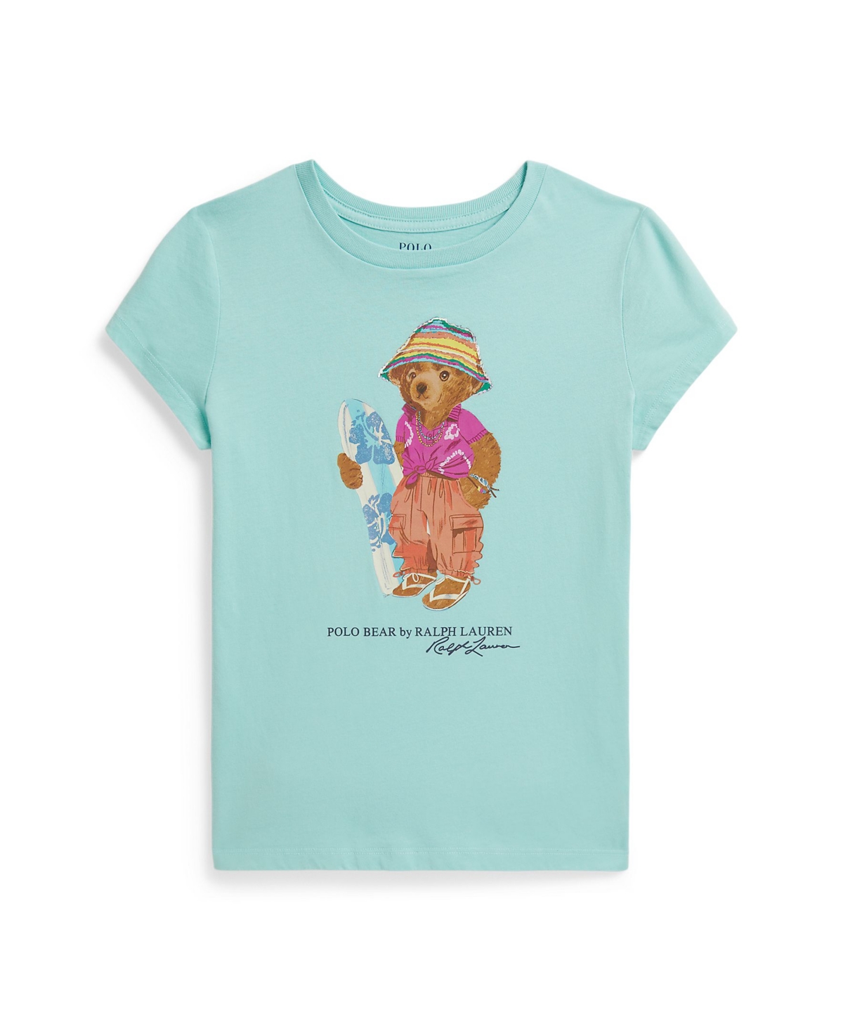 Click here for Polo Ralph Lauren Girls 7-16 Polo Bear Cotton Jers... prices