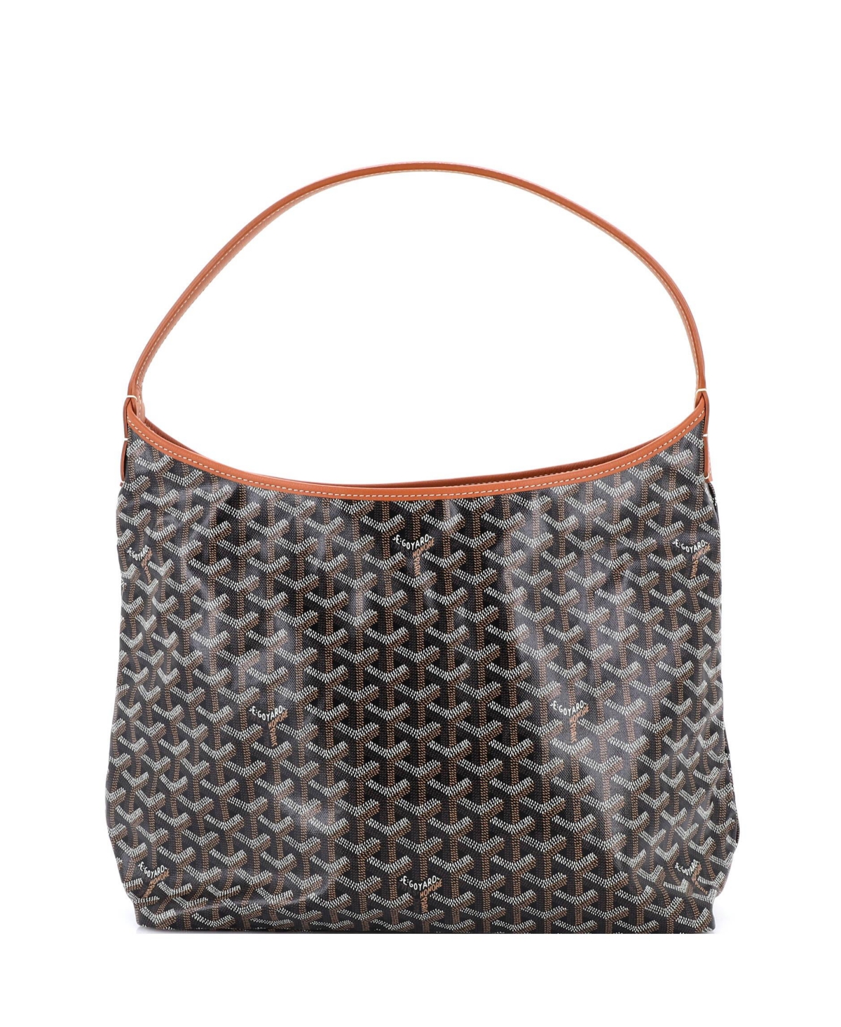 Click here for Pre-Owned Goyard Boheme Hobo Coated Canvas - Brown prices