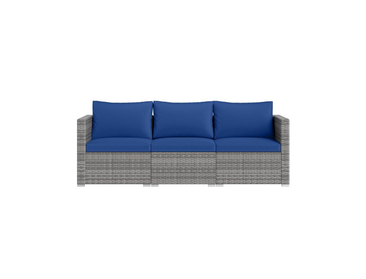 Click here for Slickblue Outdoor 3-Piece Pe Rattan Sectional Sofa... prices